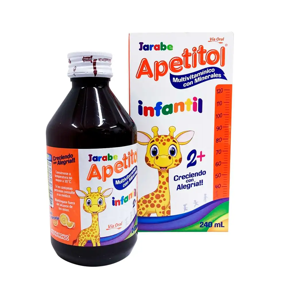 APETITOL INFANTIL JBE 240 ML | Farmacias Cuxibamba