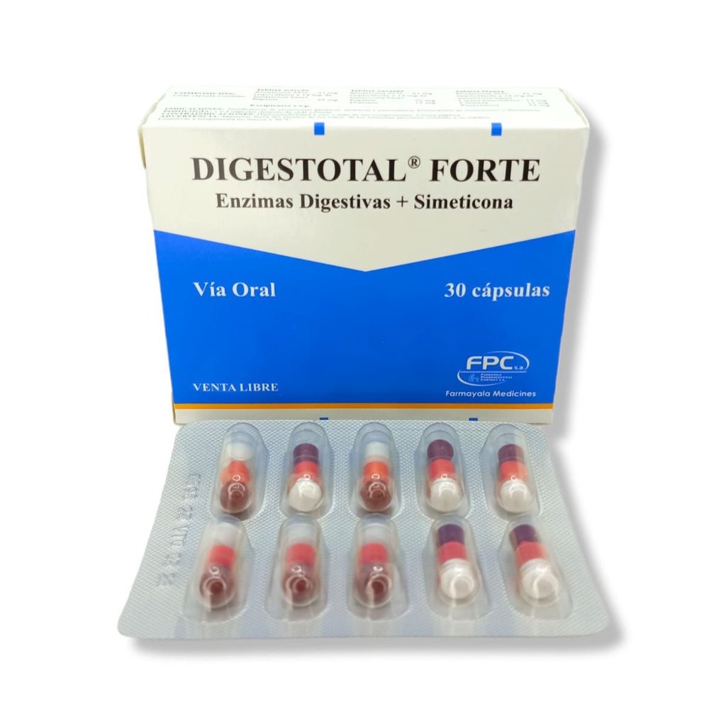 DIGESTOTAL FORTE CAP | Farmacias Cuxibamba