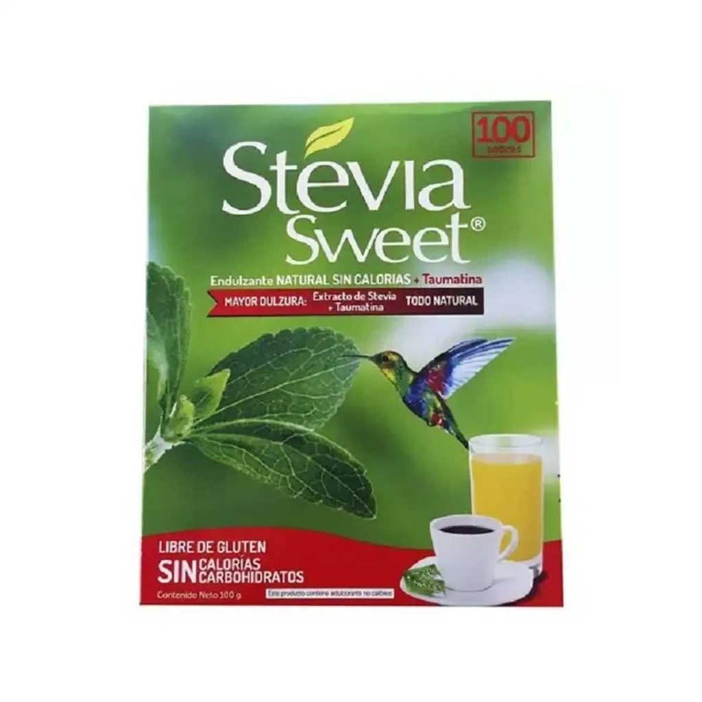 STEVIA SWEET TAUMATINA X 100 SOBRES | Farmacias Cuxibamba