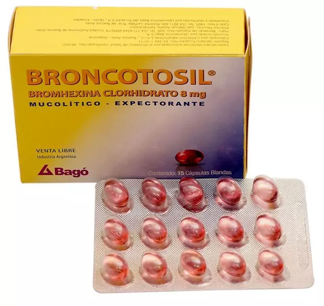 BRONCOTOSIL CAP. BLANDAS 8MG | Farmacias Cuxibamba