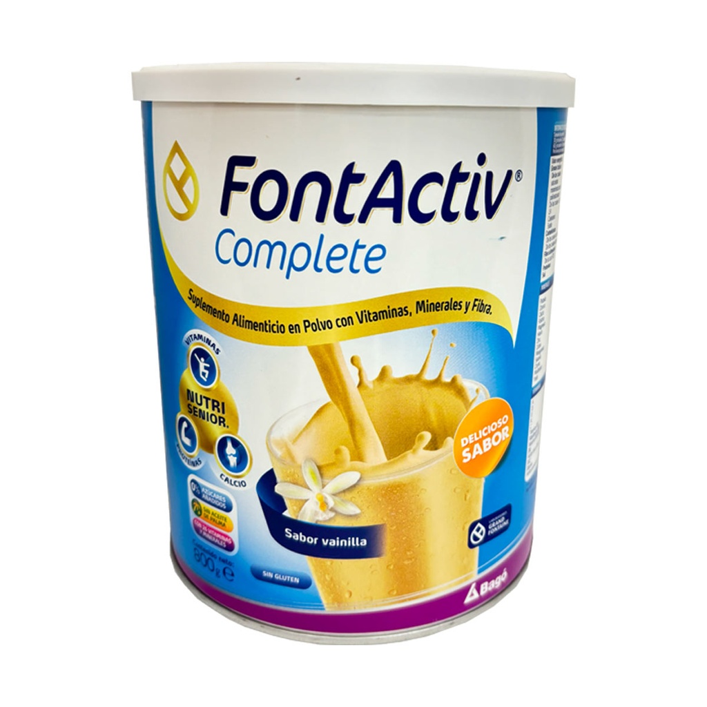 FONTACTIV COMPLETE POLVO VAINILLA 800GR | Farmacias Cuxibamba